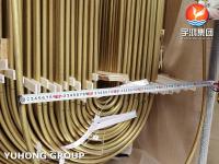 China ASME SB111 Aluminum Brass C68700 Seamless U Bend Heat Exchanger Tubes for sale