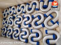 China ASME SA213 TP316L S31603 Stainless Steel Seamless U Bend Heat Exchanger Tubes for sale