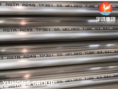 China ASTM A249 TP321 Austenitic Stainless Steel Welded Condenser Tubes for sale