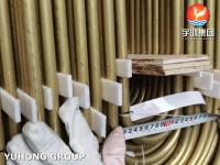 China Seamless Copper Tube ASTM B111 C68700 O61 Aluminum Bronze B U Bend Tube for sale