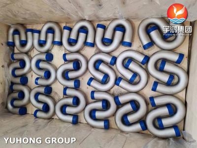 China ASME SA213 TP316L 1.4404 Stainless Steel U Bend Heat Exchanger Tubes For Fired Heaters for sale