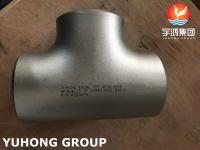 China ASTM A403 WP304L Buttweld Stainless Steel Seamless Equal Tees for sale