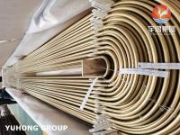 China C68700 Copper Alloy U-Tube For Chillers HVAC Systems Seamless for sale