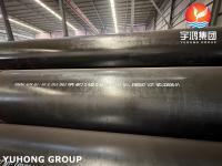 China ASTM A53 API 5L Gr.B Black Coating Carbon Steel ERW Pipes For Pipeline Equipments for sale
