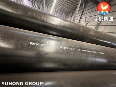 China ASTM A53 API 5L Gr.B Black Coating Carbon Steel ERW Pipes For Pipeline Equipments for sale