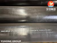 China ASTM A53 API 5L Gr.B Black Coating Carbon Steel ERW Pipes For Pipeline Equipments for sale
