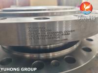 China ASTM SA266 GR.2N Channel Cover Flange Tube Sheet For Heat Exchanger Parts for sale