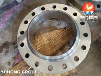 China ASTM SA266 GR.2N Channel Cover Flange Tube Sheet For Heat Exchanger Parts for sale