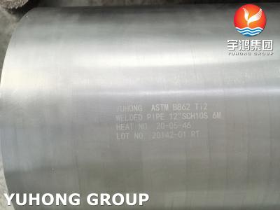 China ASTM B862 Ti2 Titanium Welded Pipes For Heat Exchanger for sale