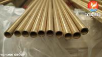 China ASME SB111 C68700 O61 Seamless Tube Dezincification Resistant for Saltwater Condenser​ for sale