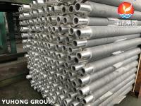 China Stainless Steel High Frequency Welding Finned Tube Spiral Solid Finned Tube For Heaters for sale