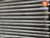China Stainless Steel High Frequency Welding Finned Tube Spiral Solid Finned Tube For Heaters for sale