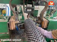 China ASTM A213 Alloy Stainless Steel T9 Welding Studded Finned Tube For Heat Exchanger for sale