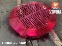 China ASME SA182 F304 UNS S30400 Stainless Steel Heat Exchanger Tubesheet of Tube Bundle for sale