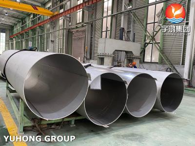 China Astm A358 Cl.1 Cl.3 Tp304h Stainless Steel Welded Pipe Plain End for sale