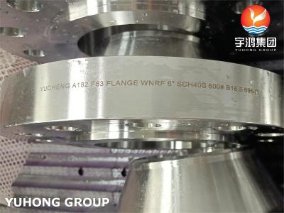 China ASTM A182 F53, UNS S32750, 1.4410 Super Duplex Stainless Steel Weld Neck Flange RF B16.5 for sale