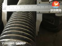 China Finned Tube ASME SA213 SMLS T12 Stainless Steel Tube HFW Carbon Steel Fins for Air Preheater for sale