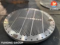 China 1.4541 Tube Plate EN10028-7 Forged Tubesheet For Heat Exchanger for sale
