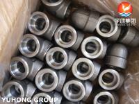 China ASTM A105 Carbon Steel Fittings Socket Weld 90Deg LR Elbows 3000LBS ASME B16.11 for sale