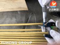 China EN12449 CuZn20Al2As C68700 Brass Seamless Tube for Power Plants Condenser for sale
