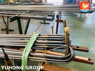 China ASME SA213 TP316Ti Stainless Steel U Bend Tube 1.65mm Min Thickness for sale