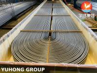 China ASME SA213 TP316Ti Stainless Steel U Bend Tube 1.65mm Min Thickness for sale