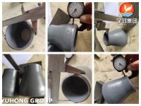 China ASME B16.9 ASTM A234 WPB Carbon Steel Pipe Fittings Black Coated Fittings for sale