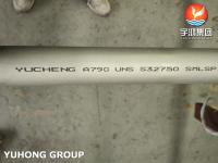 China Water Treatment ASTM A790 UNS S32750 Seamless Super Duplex Stainless Steel Pipes for sale