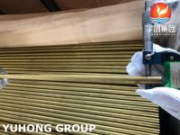China ASTM B111 C68700 / CuZn20Al2 Seamless Aluminium Brass Tube For Heat Exchanger for sale