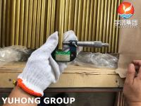 China ASTM B111 C68700 / CuZn20Al2 Seamless Aluminium Brass Tube For Heat Exchanger for sale