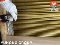 China ASTM B111 C68700 / CuZn20Al2 Seamless Aluminium Brass Tube For Heat Exchanger for sale