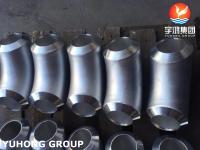 China EN 10253-2 1.4541 Large Diameter Butt Weld Fitting 90 Deg Elbow for sale