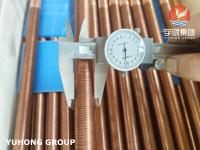 China C12200 Integral Low Finned Tube Copper Alloy Fin Tube For Evaporator for sale