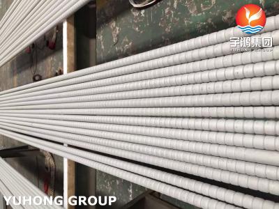 China ​TP321(GOST9941 12X18H10T) Corrugated Fin Tube for Air Cooler Application for sale