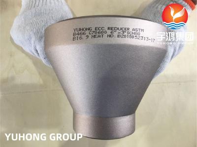 China ASTM B466 C70600 Copper Nickel Alloy Fitting Conformity Reducer B16.9 for sale