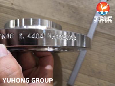 China Flat Welding Flange EN1092-1 TYPE 01/A 1.4307 1.4404 DN50/60.3 DN100 PN10/16 for sale