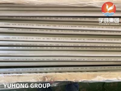 China ASTM A213 TP304 Stainless Steel Seamless Heat Exchanger and Furnace Tubes for sale