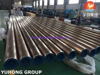 China 16MM DIN 86019 CuNi10Fe1.6Mn Copper Nickel Alloy Seamless Pipe for Marine Bolier for sale