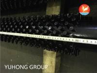 China Sandblasted Oval Tube Shape ASTM A335 P9 Studded Finned Tube for High Frequency Welding for sale