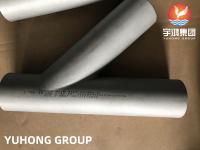 China ASTM A815 UNS S31803 Duplex Steel Pipe Connector 45 Degree Y Lateral Tee for sale