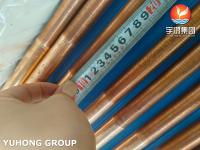 China ASTM B111 UNS C12200 Seamless Copper Tube Heat Exchanger Low Fin Tube for sale