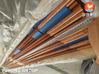China ASTM B111 UNS C12200 Seamless Copper Tube Heat Exchanger Low Fin Tube for sale