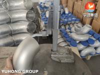 China ASTM A403 WP304H Stainless Steel Buttweld Pipe Fitting 90 Degree SR Elbow for sale