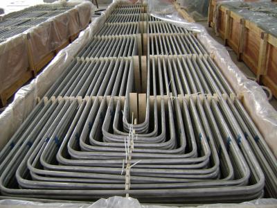 China Stainless Steel U Bend Tube ASME B163 B677 N8904 / 904L Pickled and Annealed & Plain End for sale