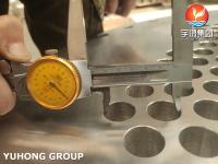 China ASTM A182 F304 Stainless Steel Tube Sheet Heat Exchanger Tube Plates for sale