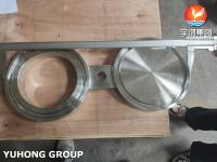 China ASTM A182 F51 Duplex Steel Spectacle Blind Flange / B16.48 RTJ Figure-8 Blanks for sale