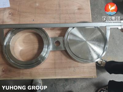 China ASTM A182 F51 Duplex Steel Spectacle Blind Flange / B16.48 RTJ Figure-8 Blanks for sale