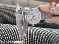 China ASTM A312 TP304H Stainless Steel HFW Serrated Finned Tube Spiral Fin Tube for sale