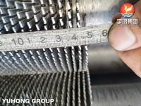 China ASTM A312 TP304H Stainless Steel HFW Serrated Finned Tube Spiral Fin Tube for sale