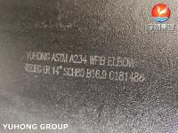 China Large Diameater Fittings ASTM A234 WPB LR 45 Deg Elbow B16.9 for sale